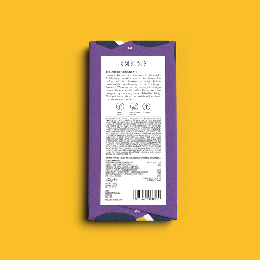 Cinnamon Roll Dark Chocolate – COCO - The Art of Chocolate