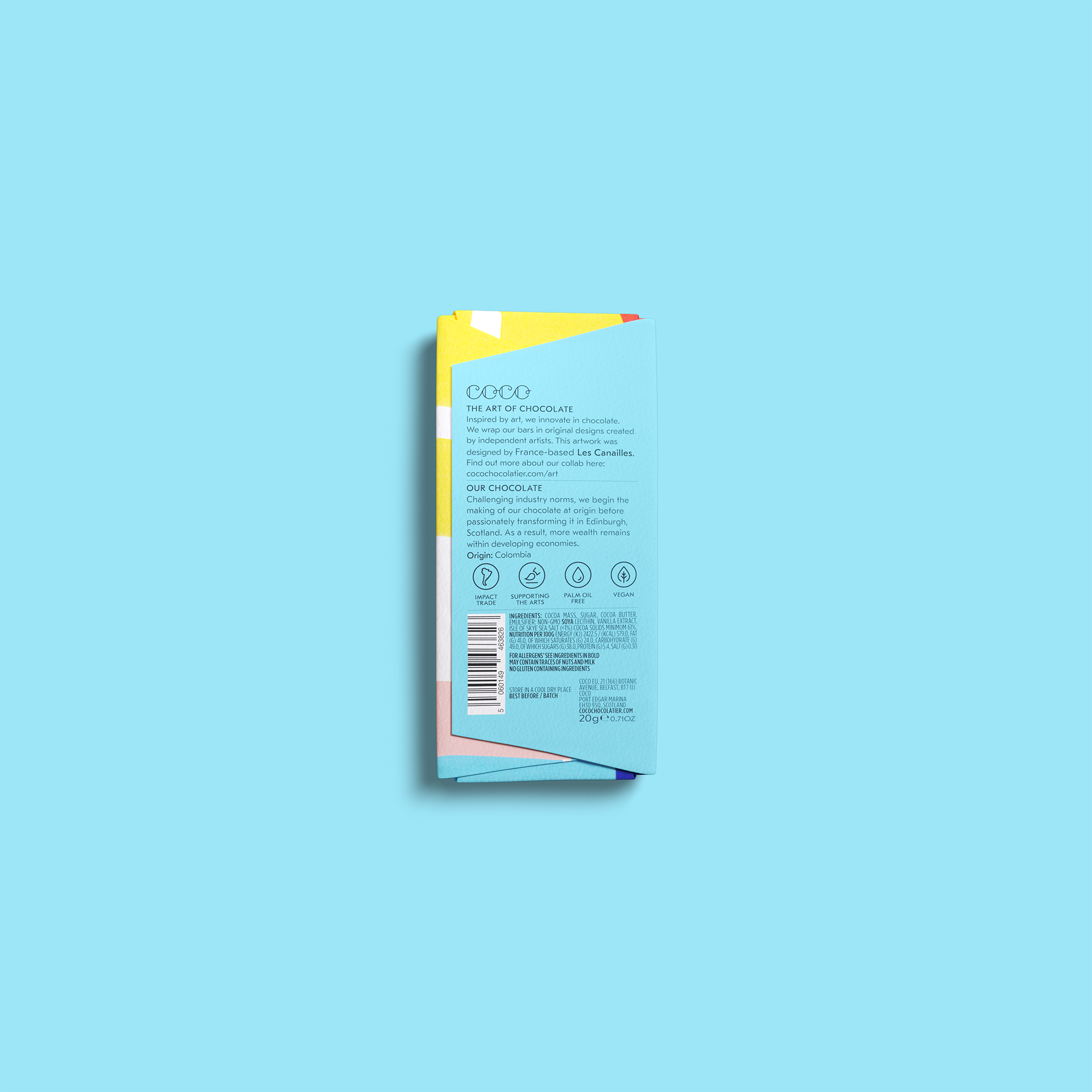 Mini Bar | Isle of Skye Sea Salt Dark – COCO - The Art of Chocolate